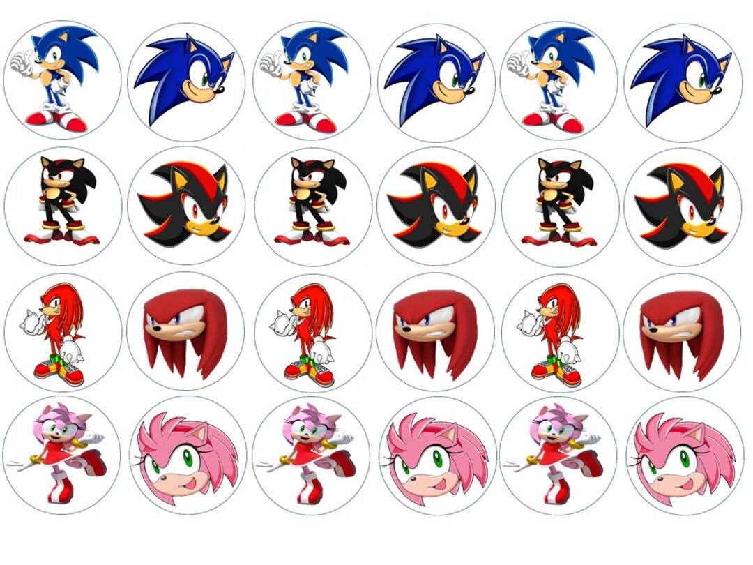 Sonic 24 Jelly Transfer 1.5 Inch Round - Etsy