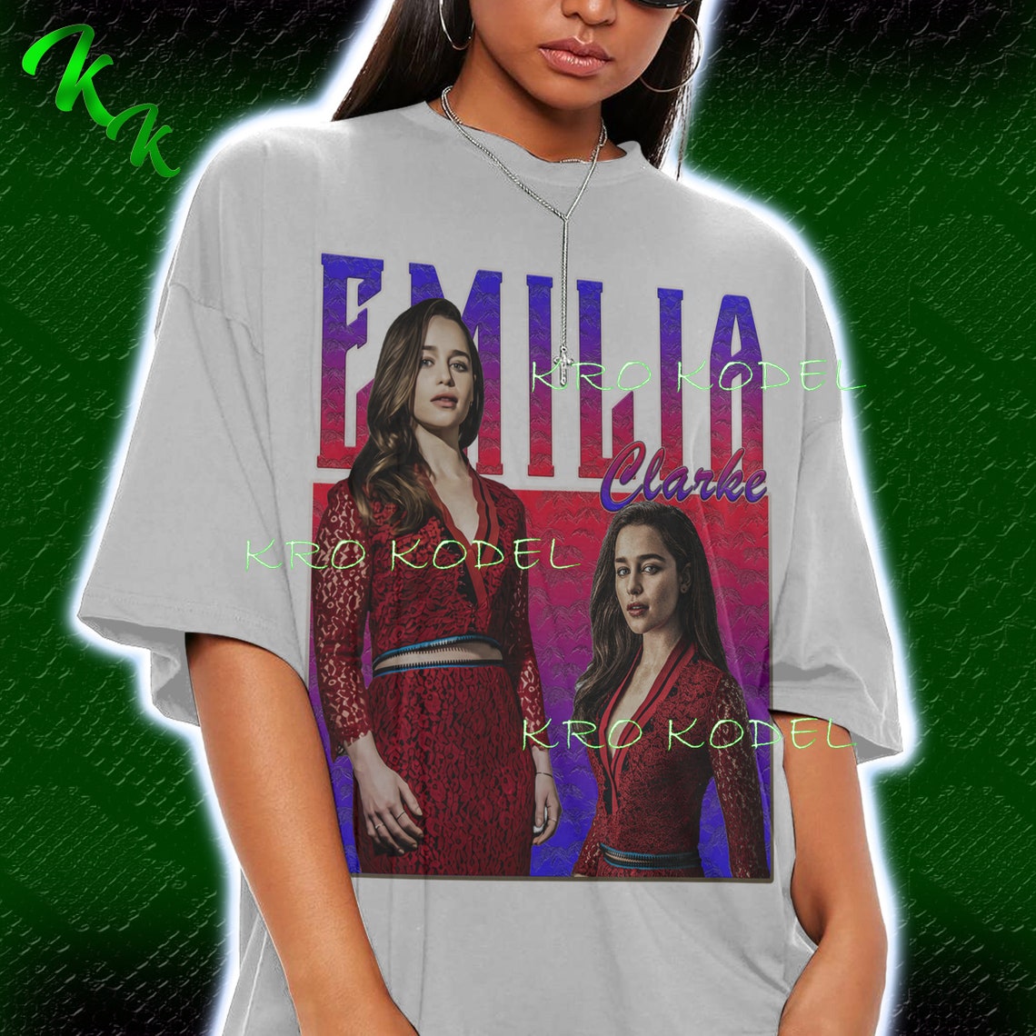 Kro Kodel Camiseta divertida camiseta familiar Camisa Emilia clarke ...