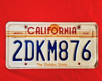 California License Plate Golden State - Etsy