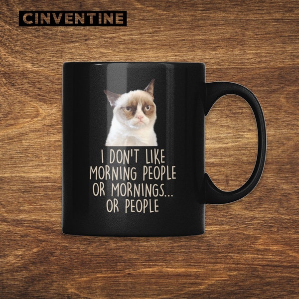 Grumpy Cat Mug - Etsy