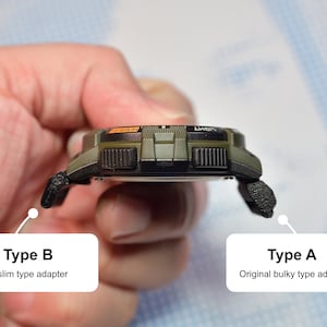 Casio Watch Strap Adapter. MRW200H,EAW-200H, F108WH, WS1200H, WS1600 ...