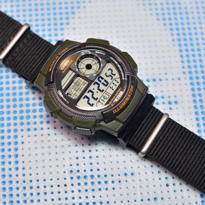 Casio Watch Strap Adapter. AE1000, AE1200, AE1500, W-800, W218, WS-1500 ...