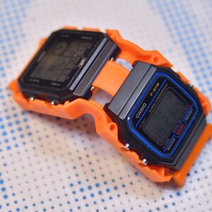 Dual Watch Mounting Kit for Casio F91 & LF20, 3D Printed With Multiple ...