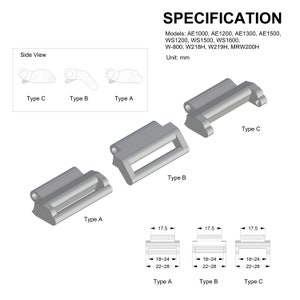 Casio Watch Strap Adapter. MRW200H,EAW-200H, F108WH, WS1200H, WS1600 ...