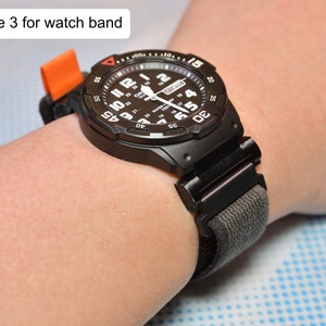 Casio Watch Strap Adapter. MRW200H,EAW-200H, F108WH, WS1200H, WS1600 ...