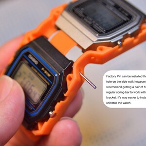 Dual Watch Mounting Kit for Casio F91, 3D Printed With Multiple Color ...