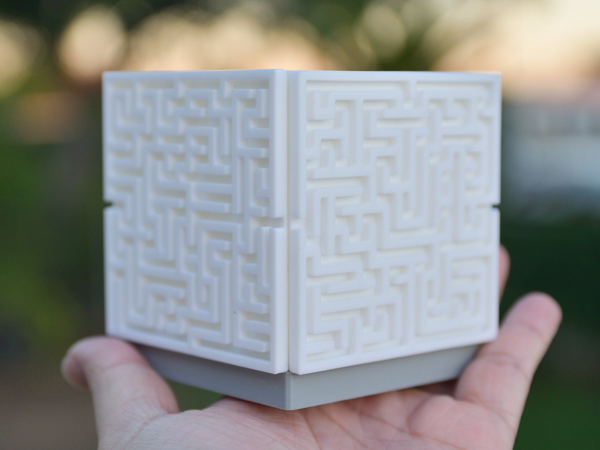 Square Maze Succulent Planter Pot – Minimalist Table Decor - Etsy