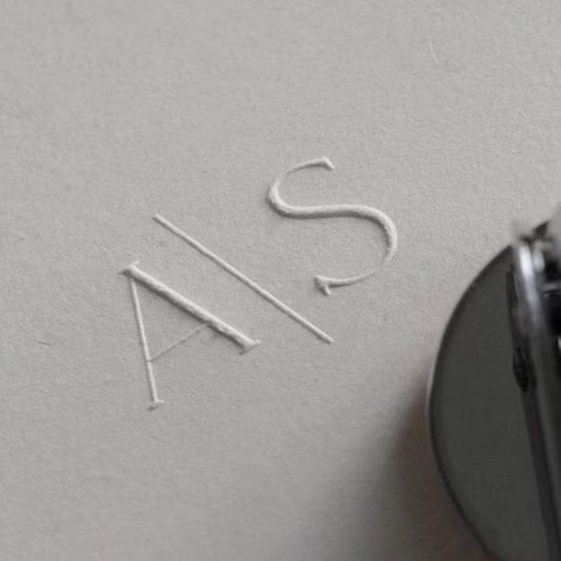 Embossed Name Cards - Etsy