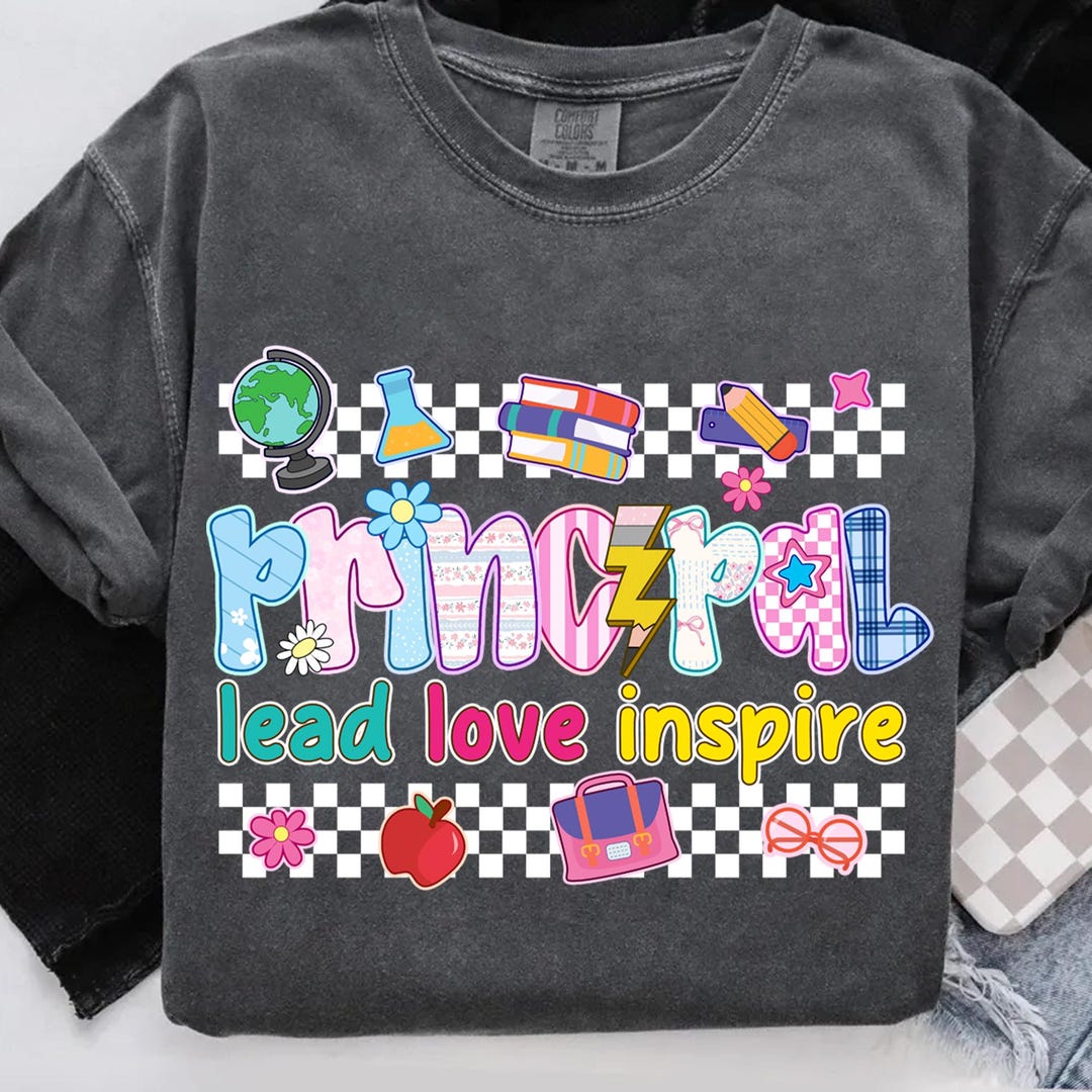 Principal Png, Back to School Png, Lead Love Inspire Png, School ...