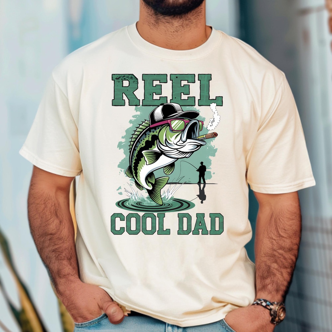 Reel Cool Dad Png, Fishing Dad Png, Fatherhood Png, Funny Dad Design ...