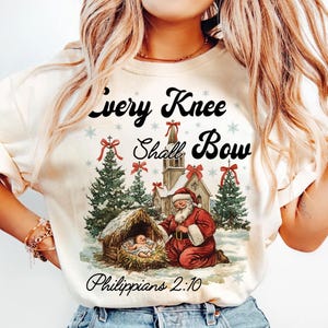 Every Knee Shall Bow Png, Christmas Png, Nativity Scene Png, Santa ...