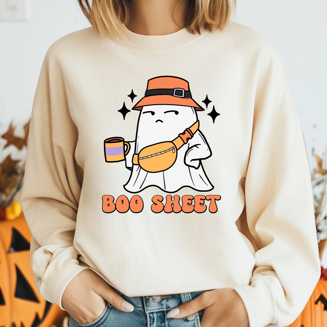Boo hoja png, Halloween png, Lindo boo png, Retro Halloween Png ...
