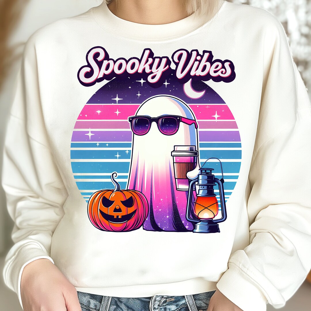 Spooky vibes png,Halloween png,Retro Halloween png,Galaxie Geist png ...