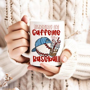 Running on Caffeine and Baseball Png, Baseball Coquette Png, Coffee Png ...
