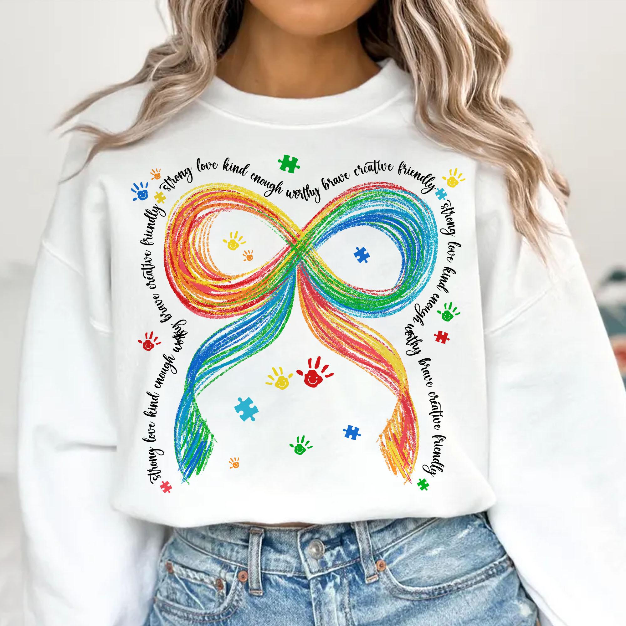 Autism Awareness Bow PNG, Hand Drawn Design (digital Download) - Etsy