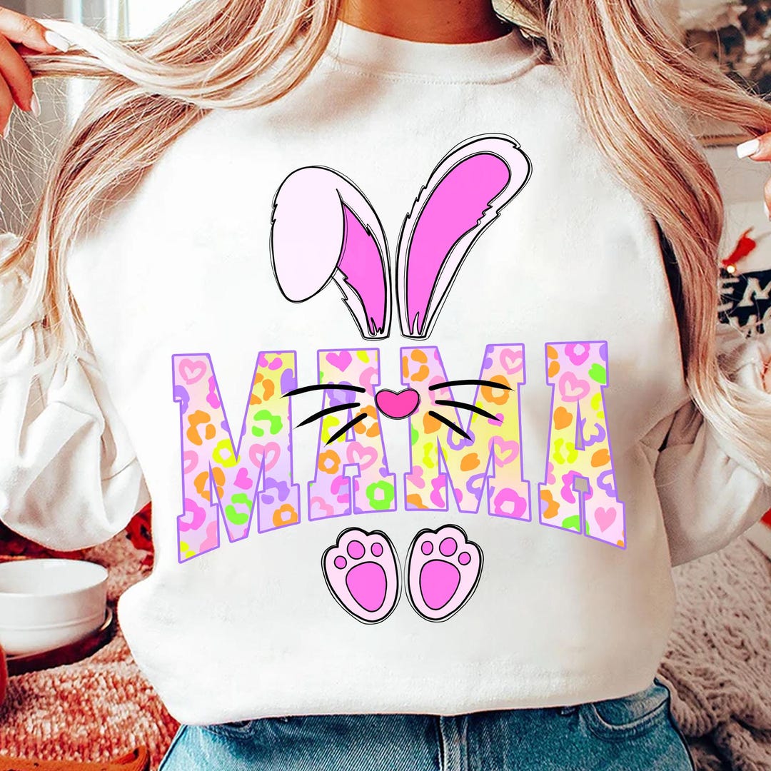 Easter Mama Png, Mama Bunny Png, Easter Coquette Bow Png, Easter Png ...