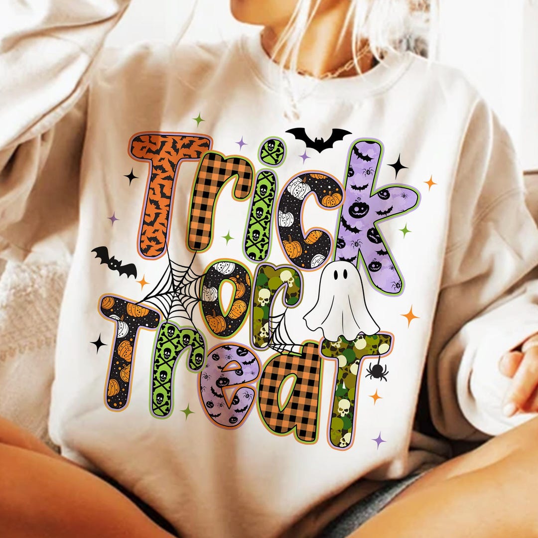 Trick or Treat Png, Spooky Season Png, Halloween Png, Funny Halloween ...
