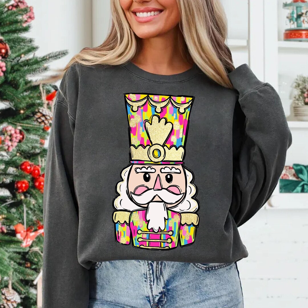 Colorful Glitter Nutcracker Png, Christmas Png, Nutcracker Png, Tis the ...