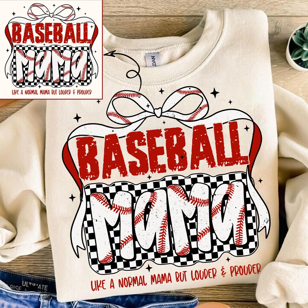 Baseball Mama Png, Mama Coquette Bow Png, Sport Mama Png, Game Day ...