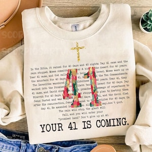 Your 41 is Coming Png, Christmas Png, Christmas Bible Verses Png, Retro ...
