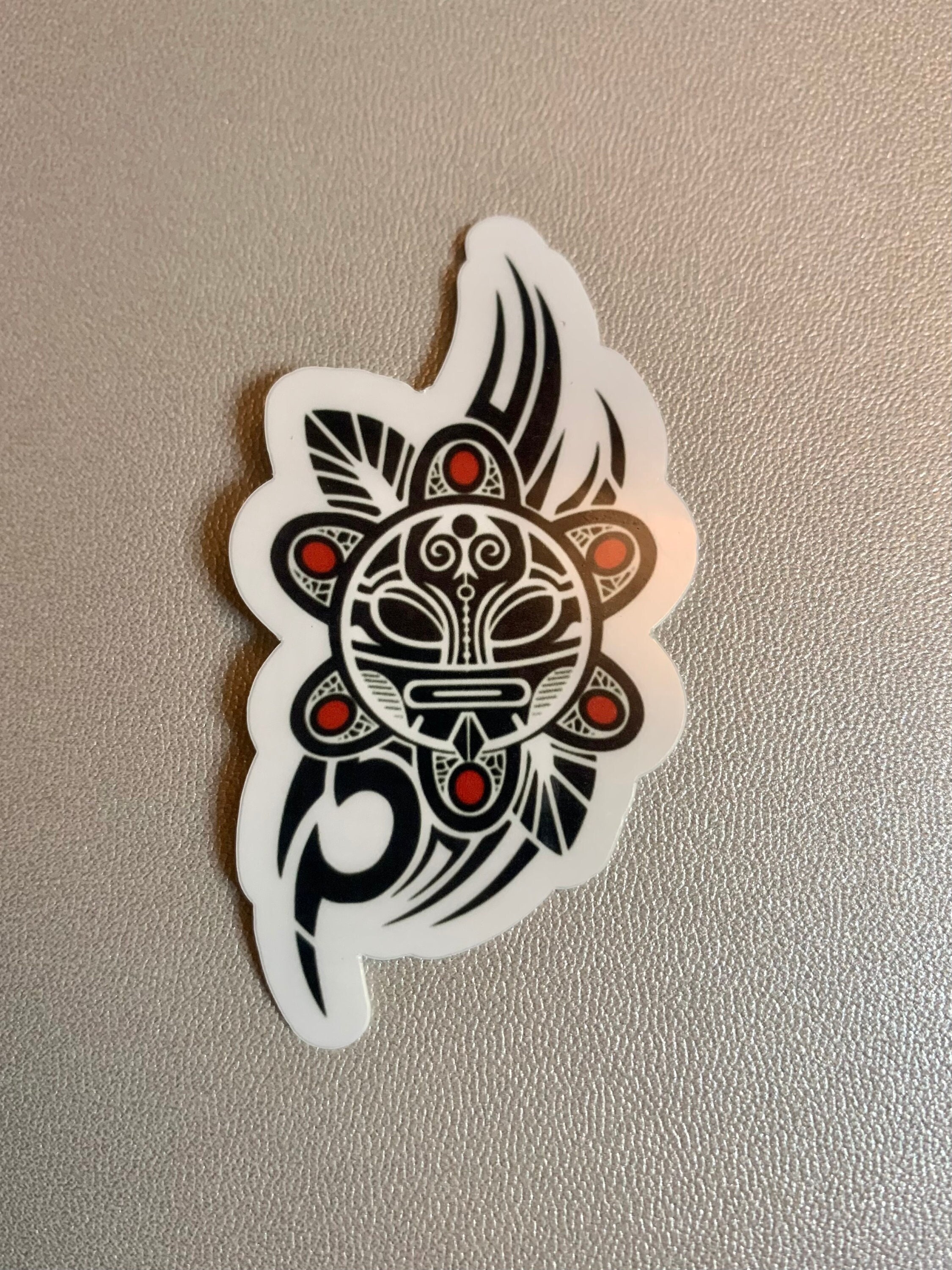 Taino Sun Tribal Sticker - Etsy