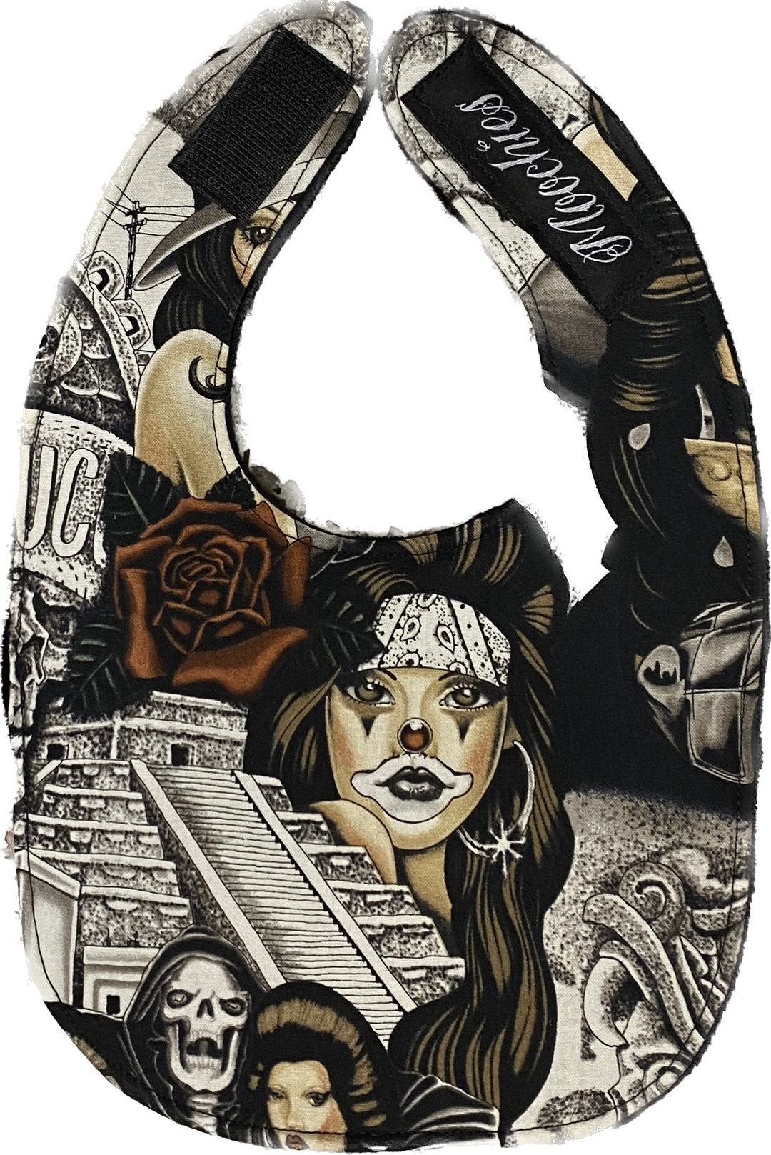 Cholo Lowrider Baby Bib - Etsy