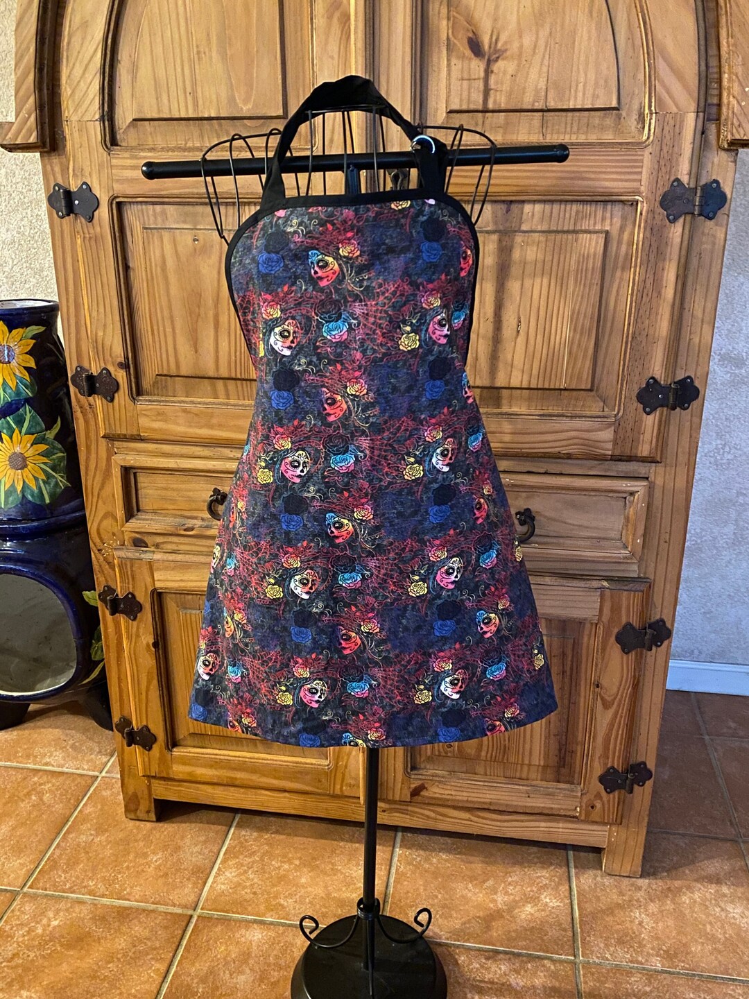 Day of the Dead Apron La Muerte - Etsy