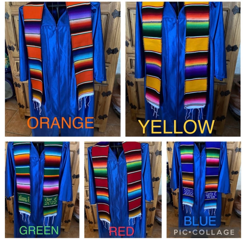 Serape Graduation Stole - Etsy