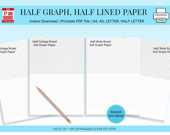 Printable 4x4 Graph Paper - Etsy