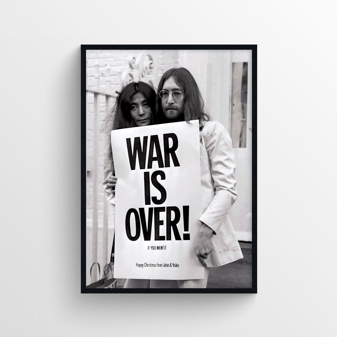 John Lennon Yoko Ono War is Over 1970s | Nostalgia Photo Gallery ...