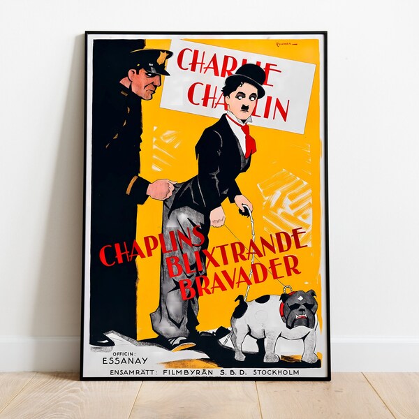 Chaplin Poster - Etsy