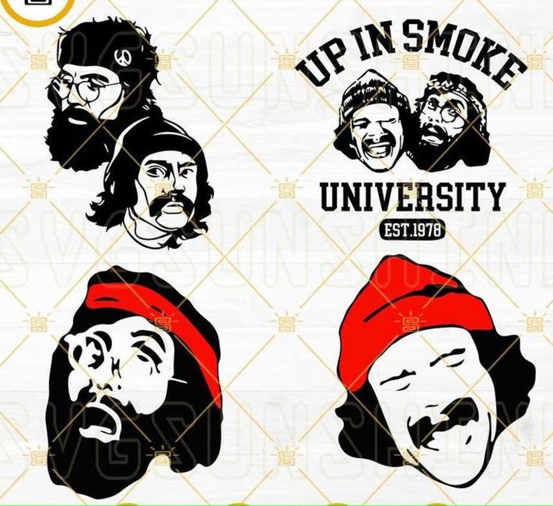 Up in Smoke University Svg, Cheech and Chong Svg PNG DXF EPS - Etsy
