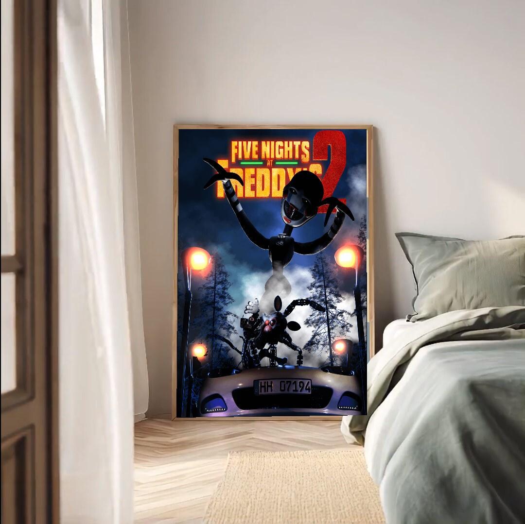 New Fnaf 2 Inspired Movie Poster Five Nights Horror Game Art Print ...