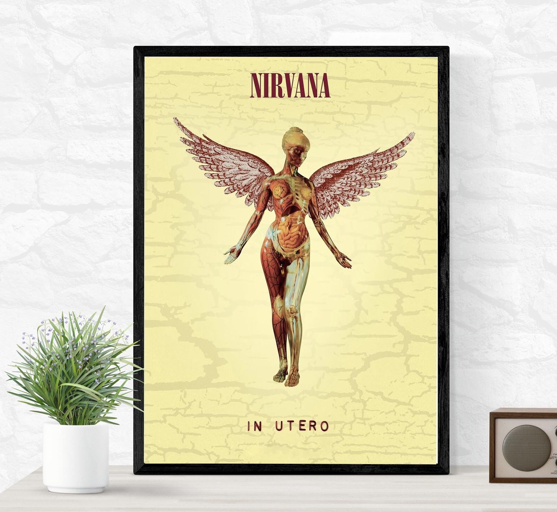 Nirvana Poster - in Utero Poster. - Etsy
