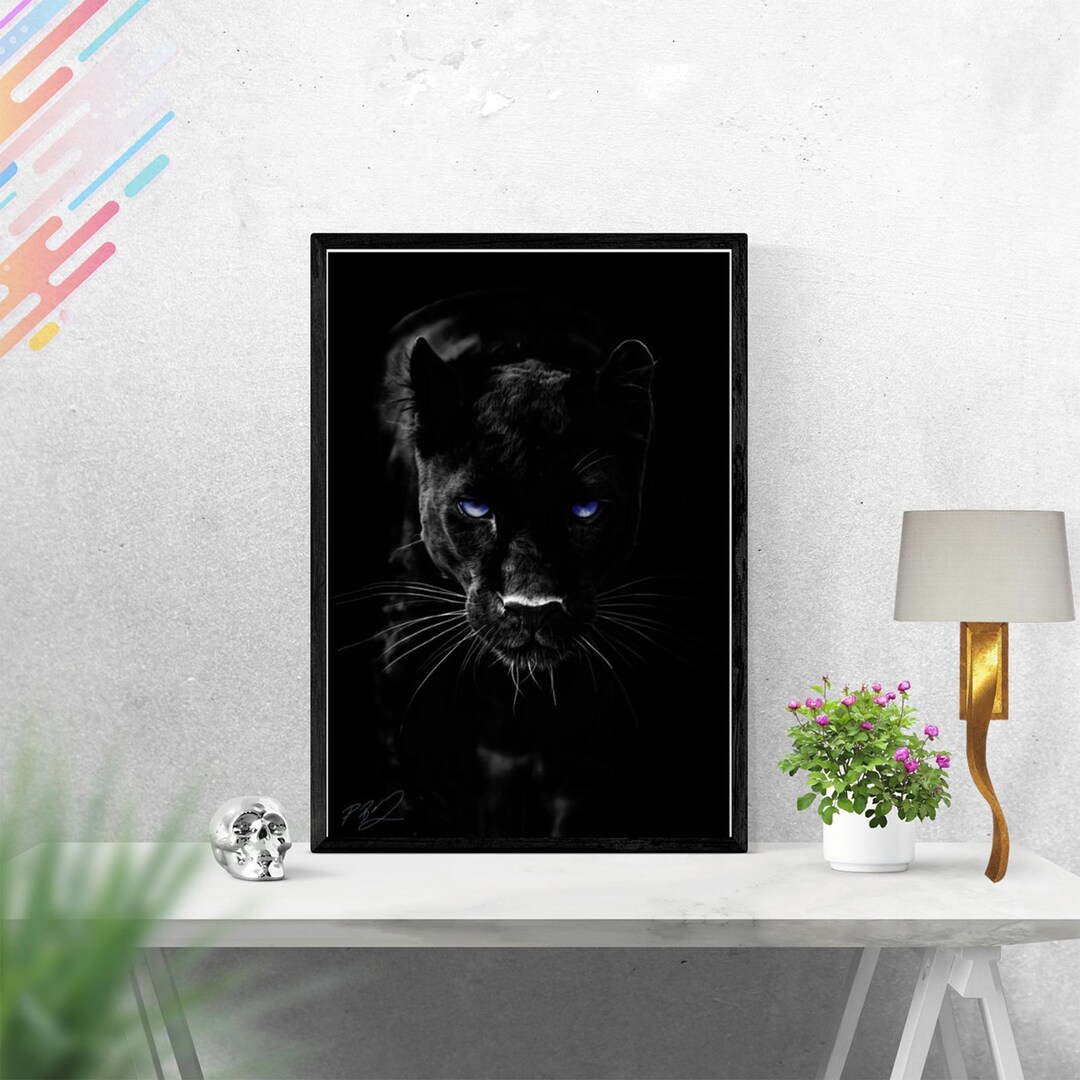 PANTHÈRE NOIRE Poster - Etsy