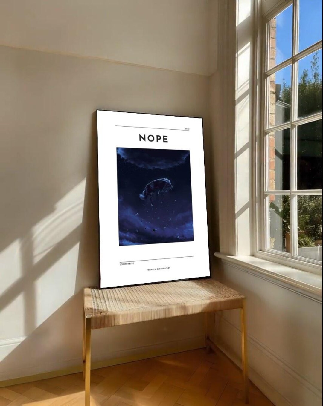 Nope Movie Art Print Jordan Peele Film Poster Wall Decor - Etsy