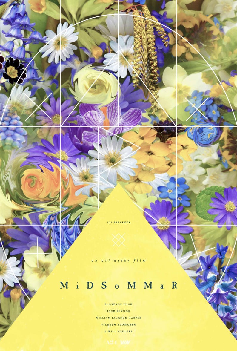 Midsommar Film Poster Aesthetic Horror Cinema Wall Art - Etsy