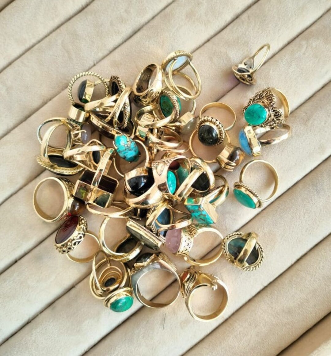 Mystery Pack of Rings, Brass Rings, Mystery Rings, Funky Rings ...