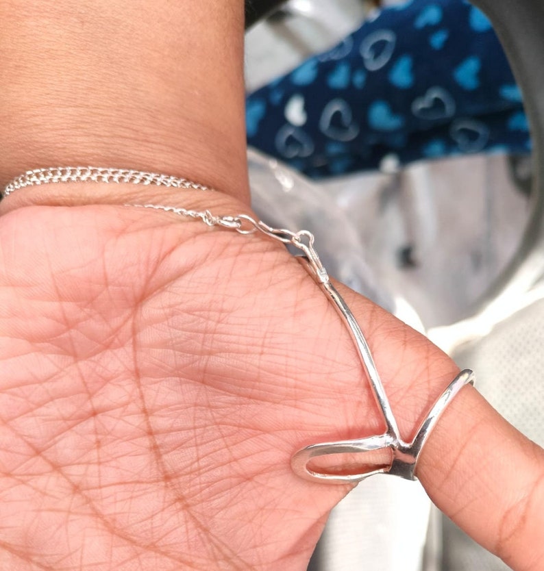 Thumb Splint 925 Silver Ring MCP Hyperextension Splint - Etsy
