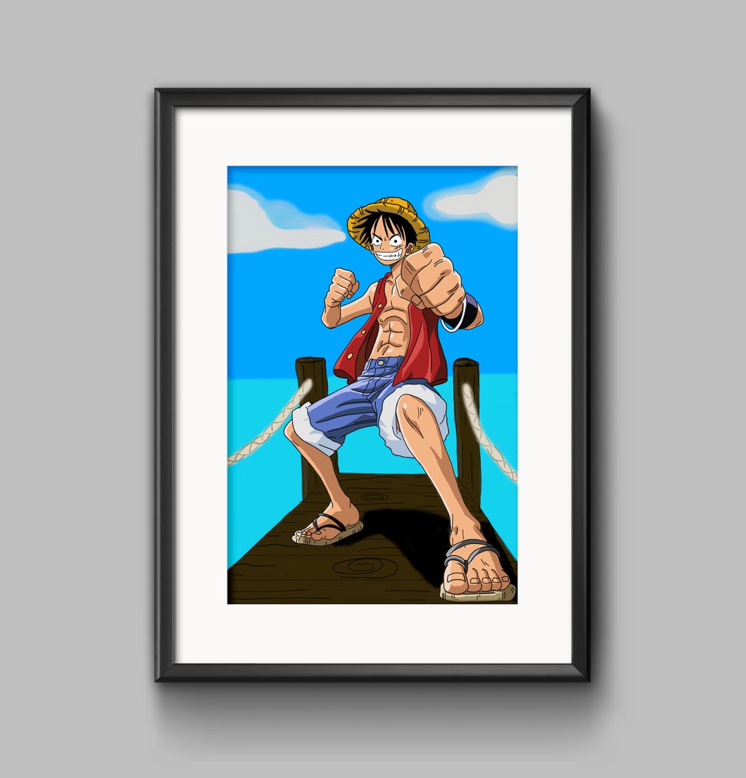 Luffy Poster - Etsy