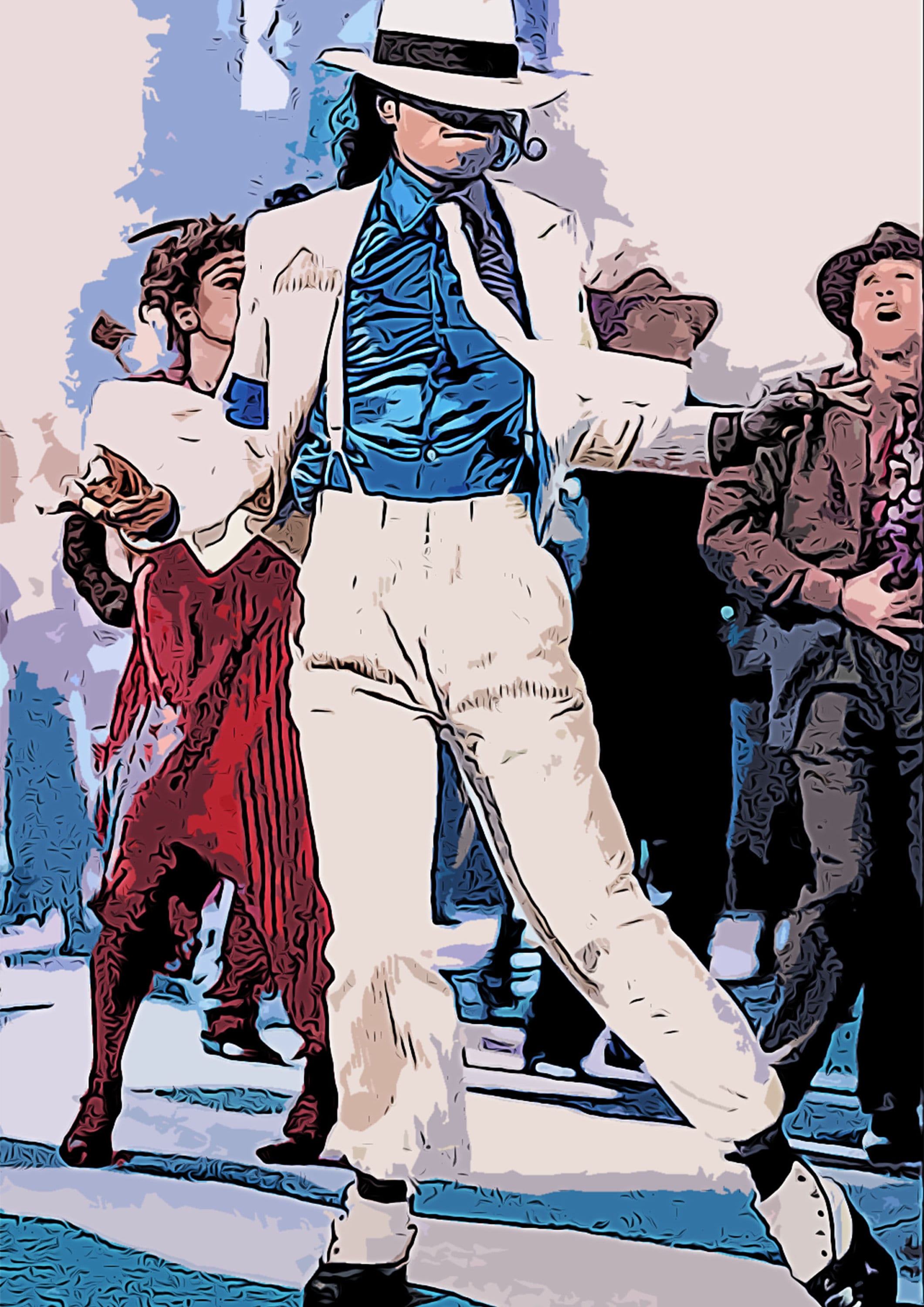 Poster Michael Jackson's Smooth Criminal - Etsy