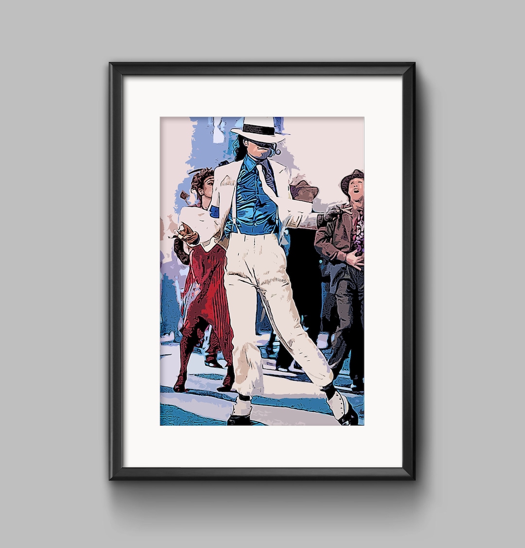 Poster Michael Jackson's Smooth Criminal - Etsy