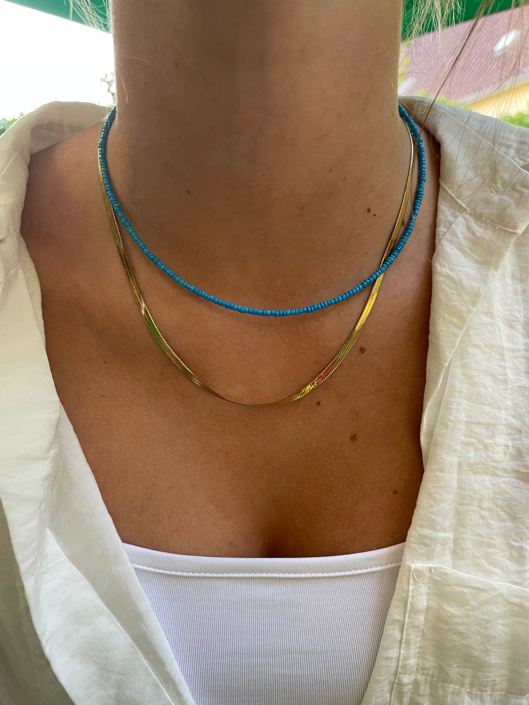 Pearl Necklace in Different Colors - Etsy