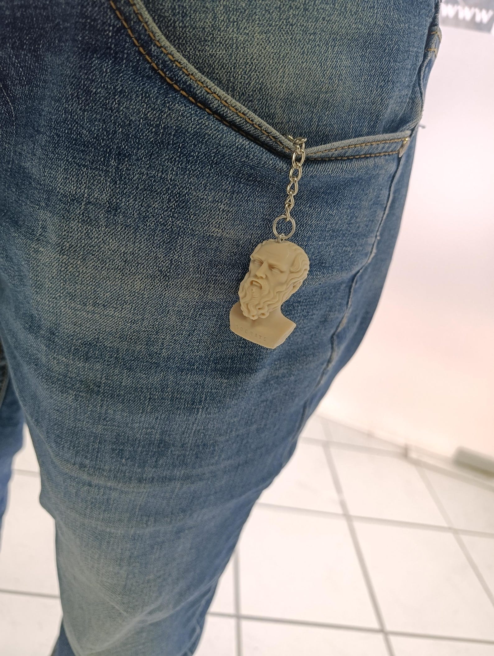 Socrates Bust Keychain – Greek Philosophy Mini Statue - Etsy UK