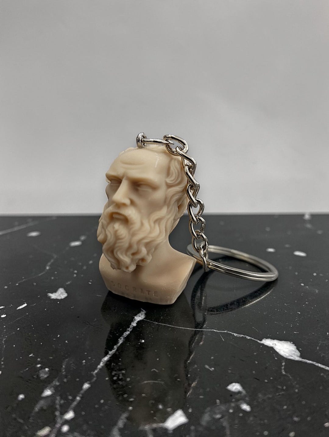 Socrates Bust Keychain – Greek Philosophy Mini Statue - Etsy UK