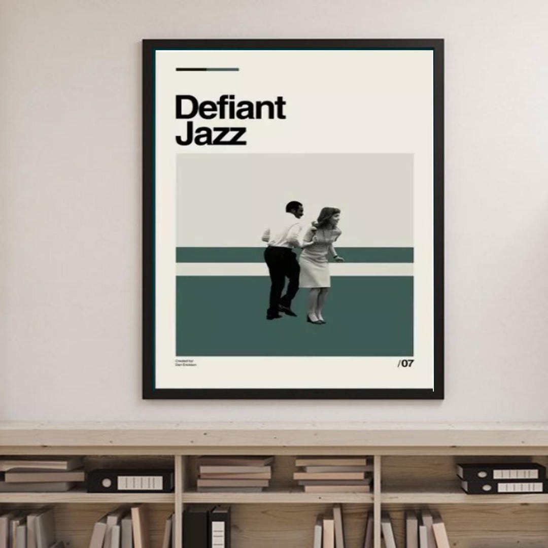 Defiant Jazz Poster, Severance Tv Series Poster, Movie Poster - Etsy