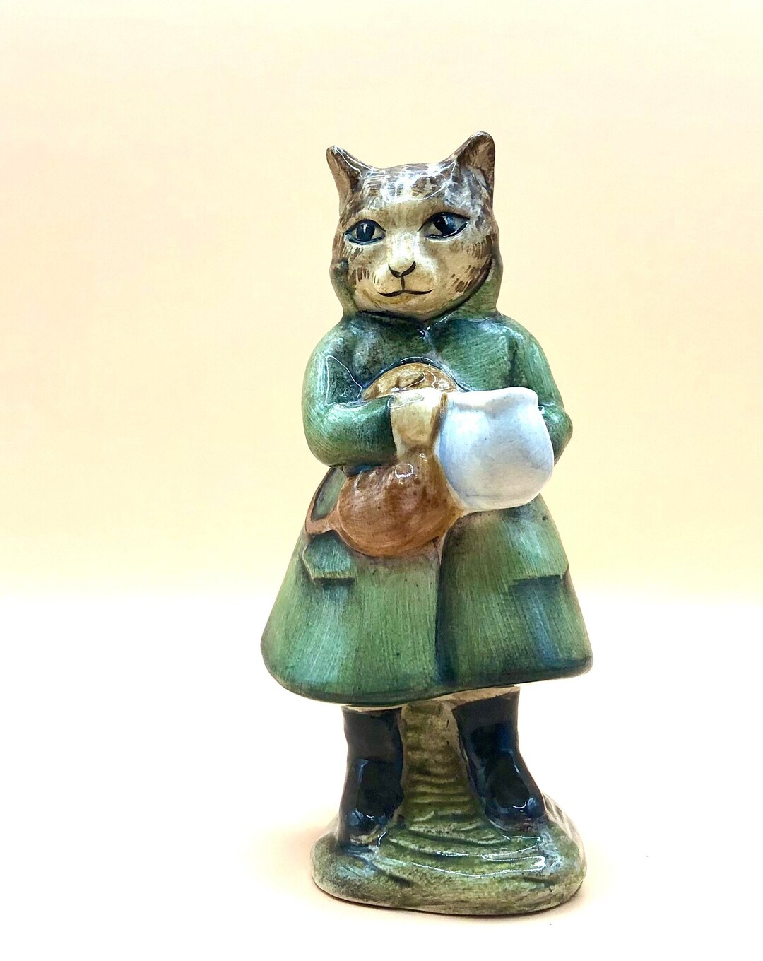 Rare Beswick Beatrix Potter Simpkin Cat Figurine - Etsy UK