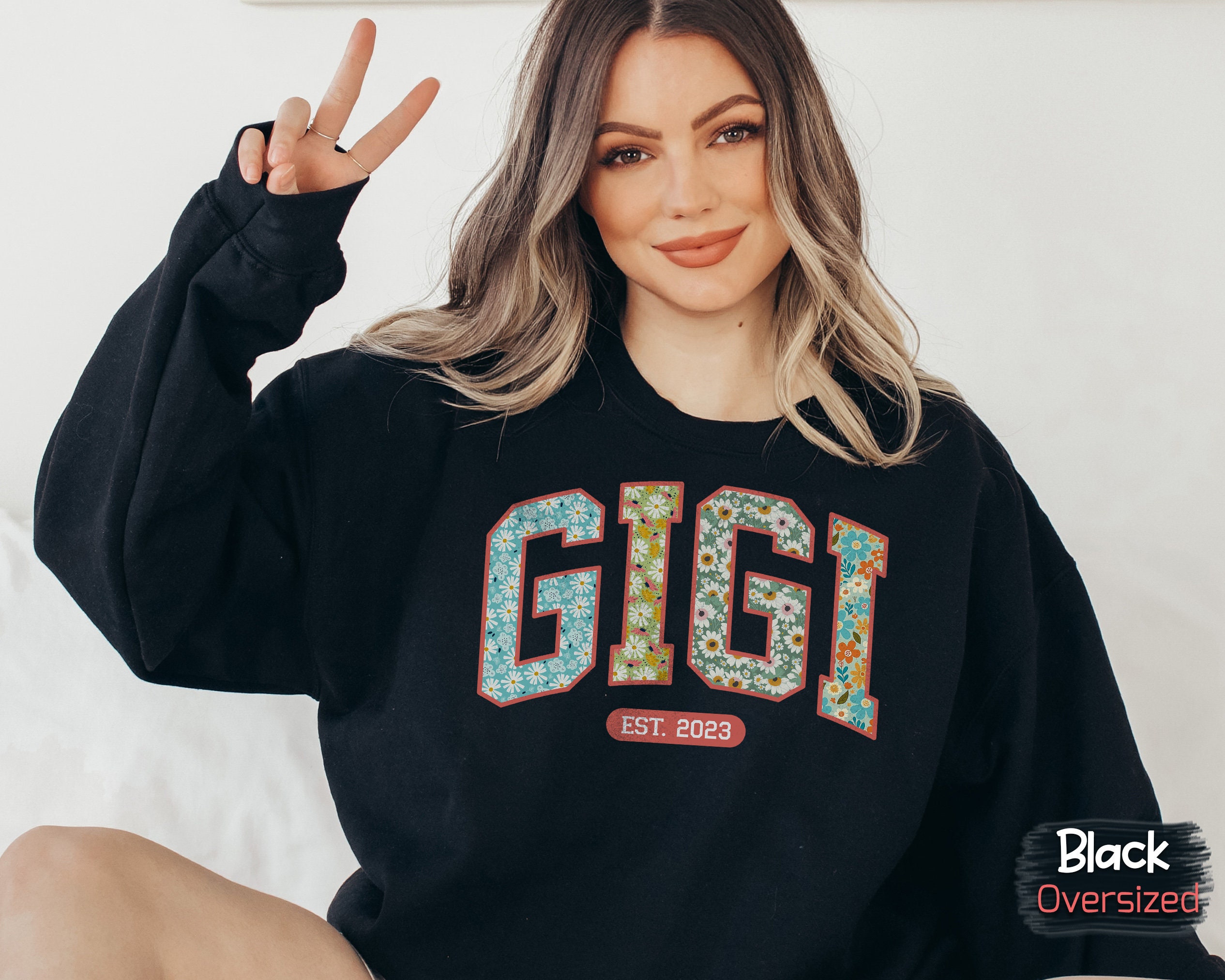 Personalized Gigi Sweatshirt Gigi Gifts Gigi Crewneck Grandma Est Shirt ...