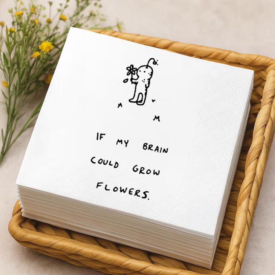 Personalized Love Note Paper Napkins, Custom Handwritten Design - Etsy