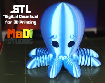 3D Printer STL File for 3D Printing, Cute Print-in-place Furbies 3D ...